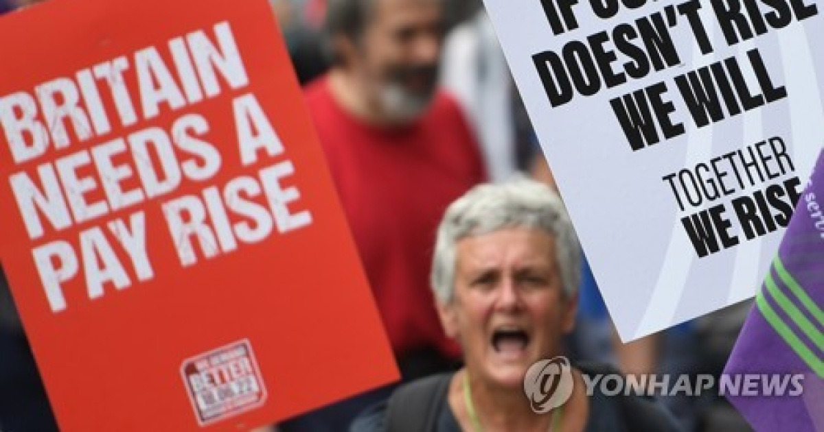 BRITAIN PROTEST INFLATION