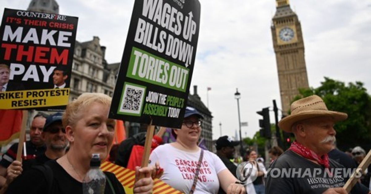 BRITAIN PROTEST INFLATION