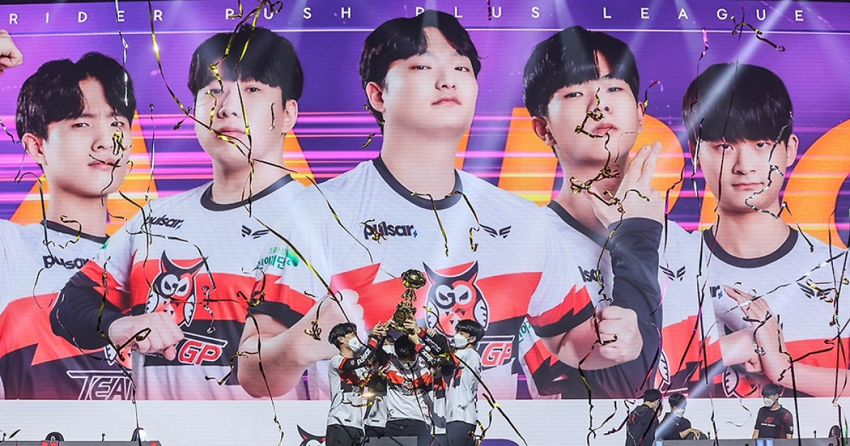 [KRPL] 팀GP, 게임코치 잡고 창단 첫 우승 차지