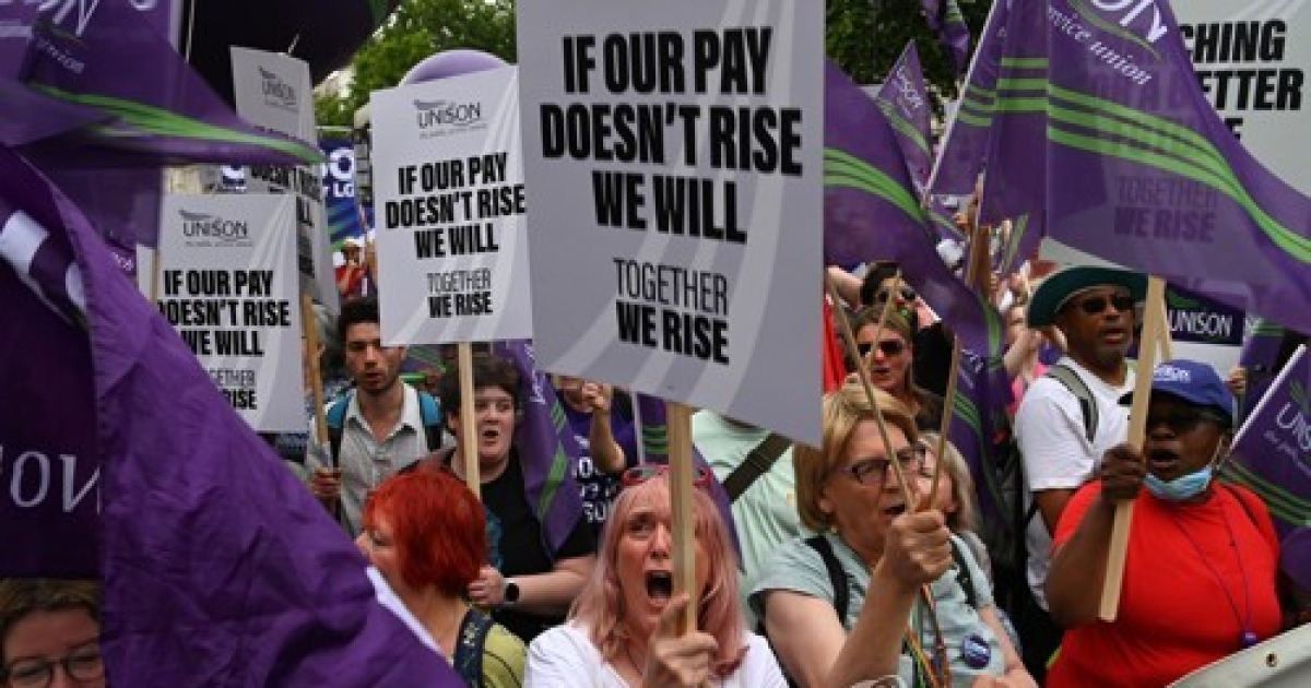 BRITAIN PROTEST INFLATION