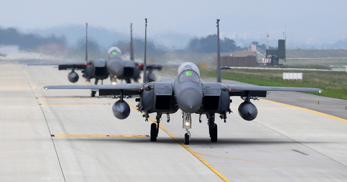 S. Korean Air Force conducts large-scale exercise to counter 'enemy ...