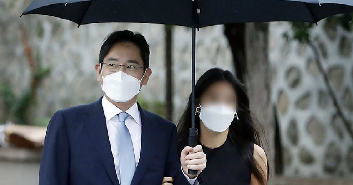 정의선 회장 장녀 결혼식 참석하는 이재용 부회장