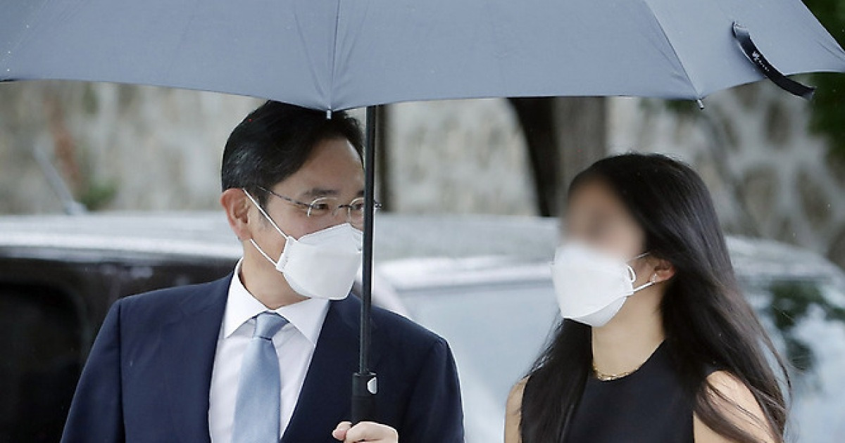 정의선 회장 장녀 결혼식 참석하는 이재용 부회장