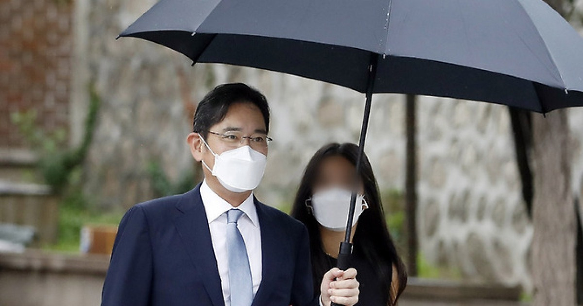 정의선 회장 장녀 결혼식 참석하는 이재용 부회장