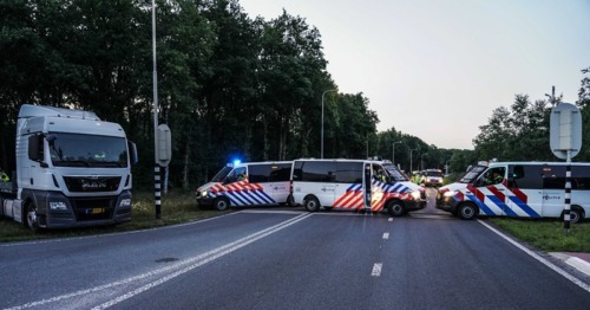 NETHERLANDS POLICE PROTEST