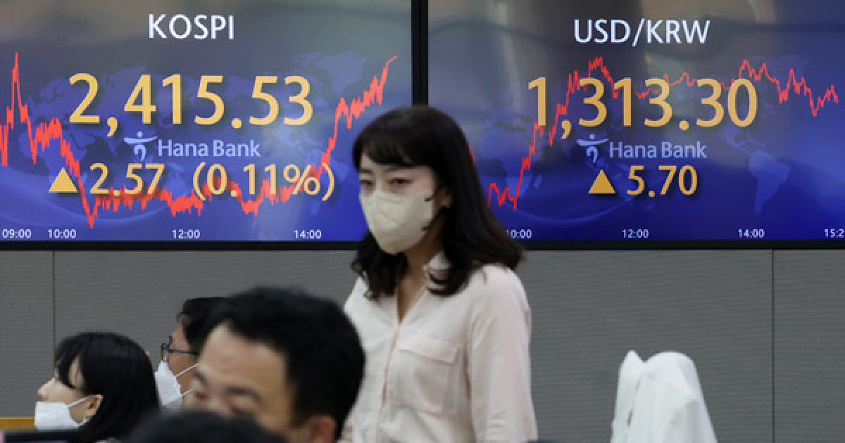 코스피, 2,410선 안착..내일 FOMC 앞두고 관망세