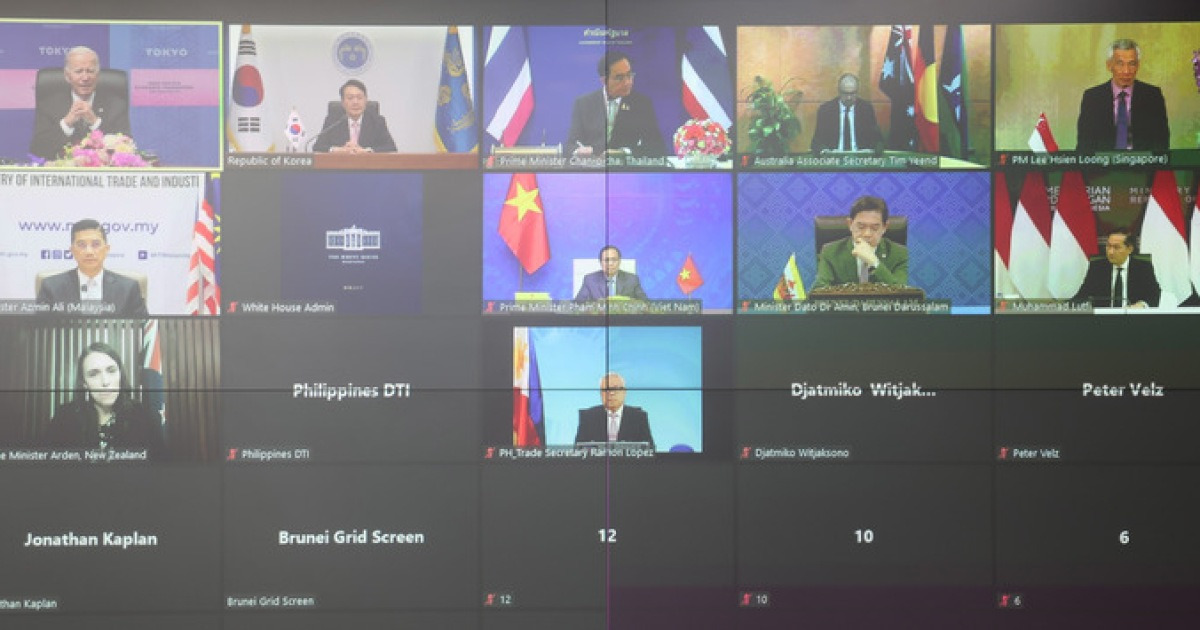 美USTR, IPEF 참가국 장관급 화상회의..9월 대면회의 예정