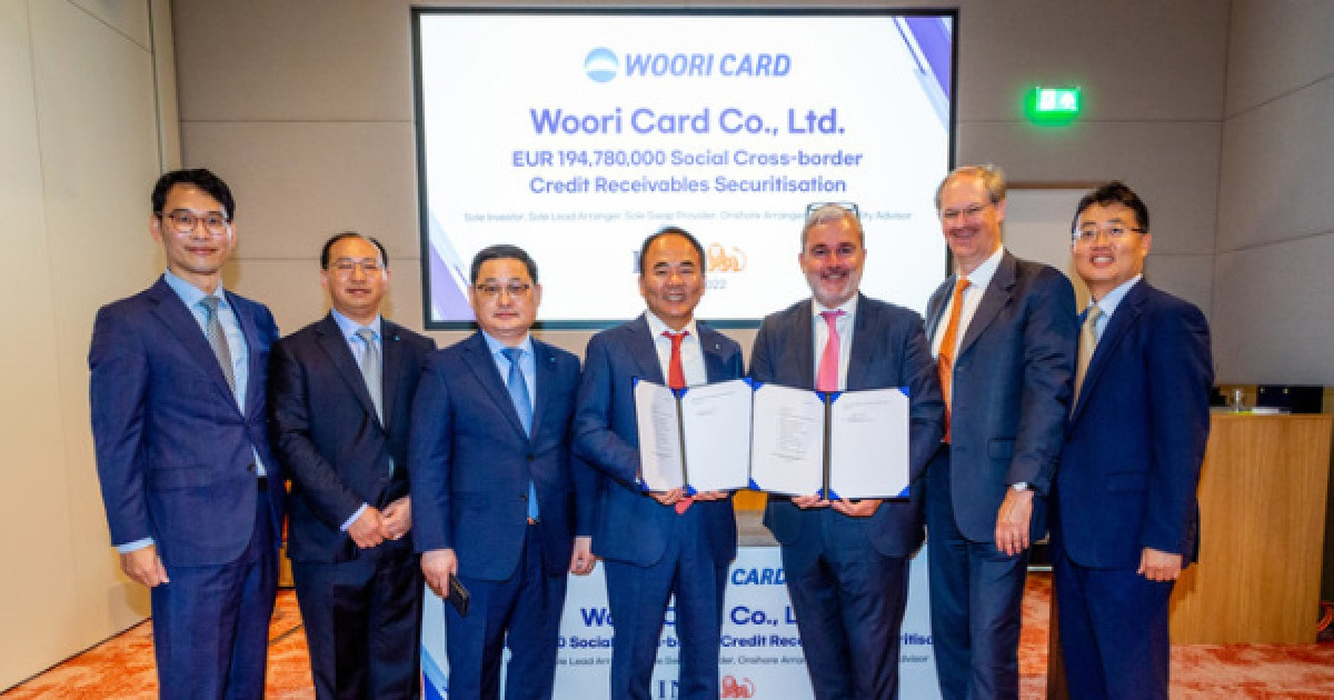 Woori Card issues $205 mn in euro bonds securitized by card receivables