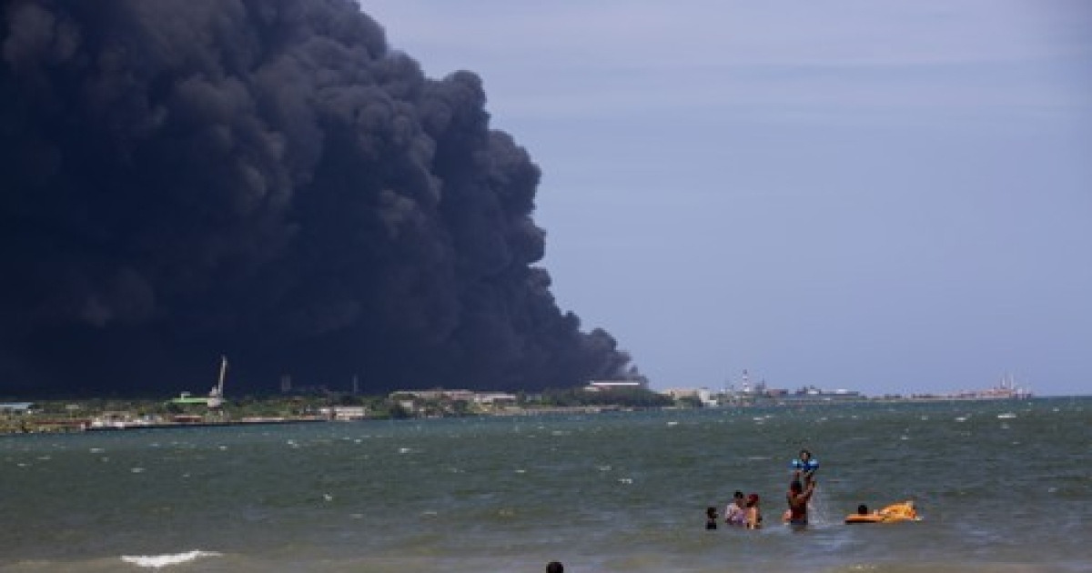 Cuba Oil Fire