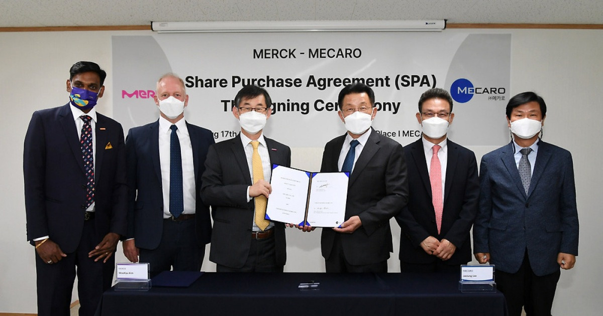 Merck to acquire Mecaro's chemical biz for 110m euros