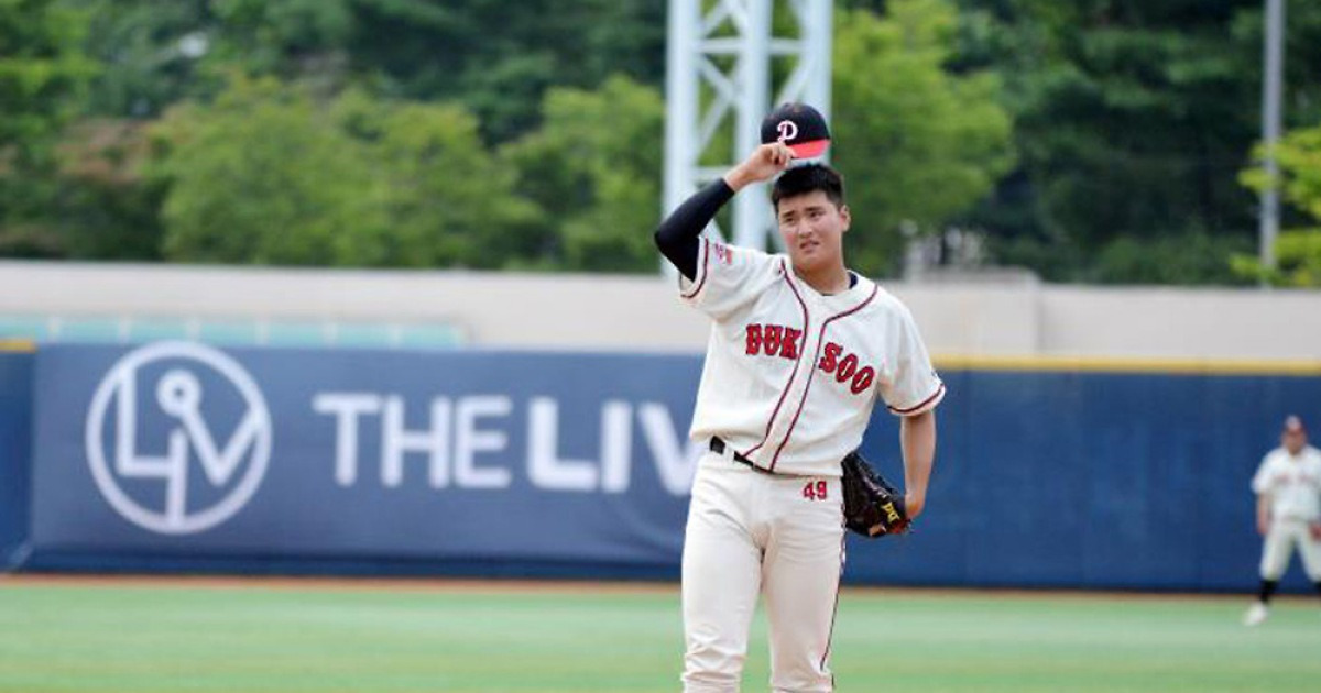 '157km/h' 덕수고 심준석, KBO 신인드래프트 불참..빅리그 도전