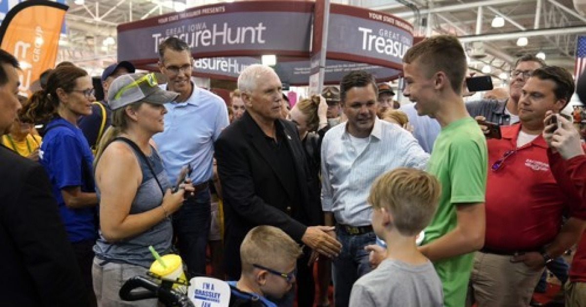 Pence Iowa State Fair