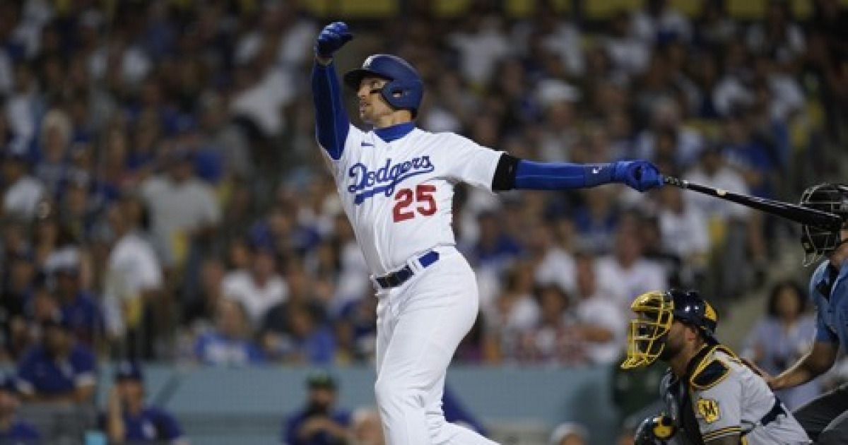 Brewers Dodgers Baseball