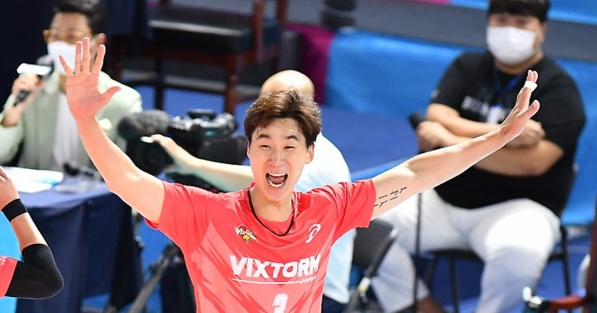 한국전력, KB손해보험 3-1 제압..KOVO컵 2연승, 준결승 진출