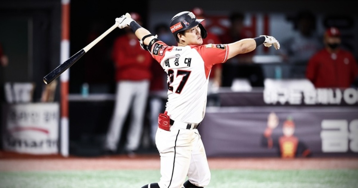 '배정대 끝내기' KT, SSG 잡고 4연승..KIA 이의리 8승(종합)