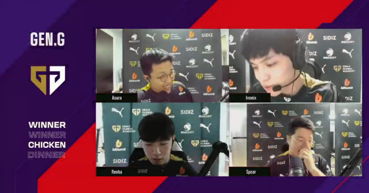 '기다려라 광동!' 젠지, 침착한 플레이로 15킬 치킨 획득 [PWS GF]