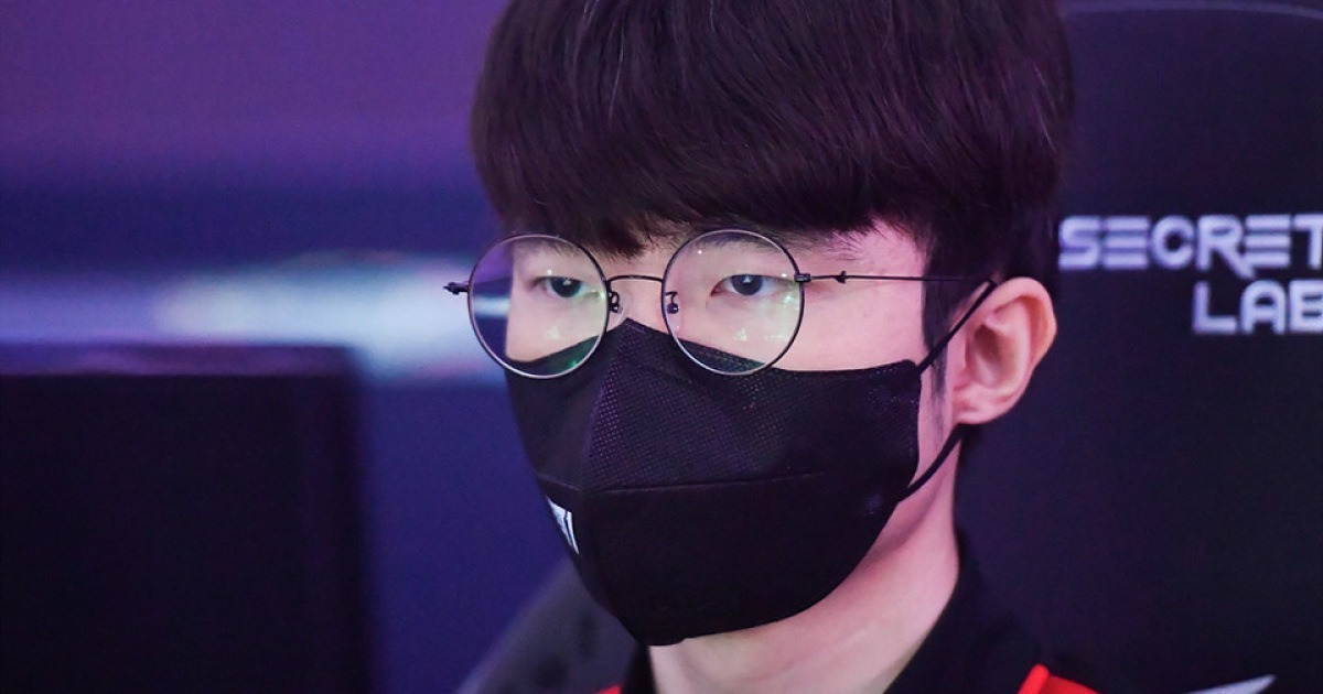 (LCK서머결승) 페이커 이상혁 '살아있는 레전드의 눈빛'[포토]