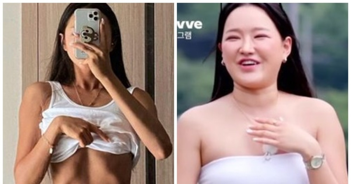 '사이보그 몸매' 김주연, 3주만 13kg 쪄 딴 사람