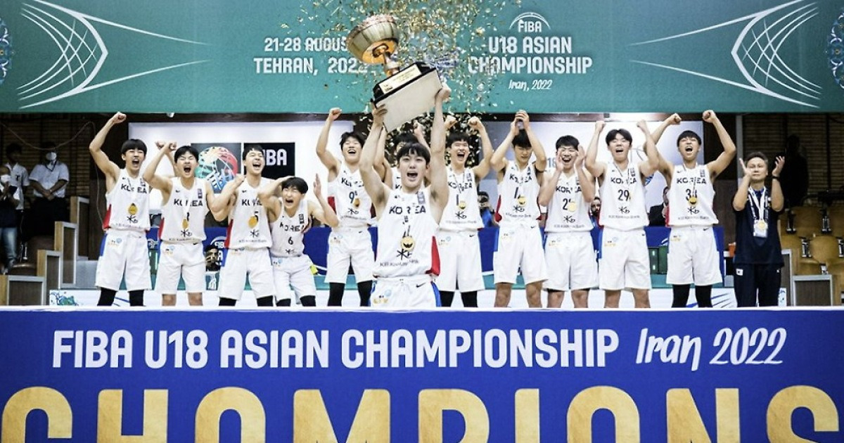 한국 U-18 농구, 일본 꺾고 22년 만에 亞 우승
