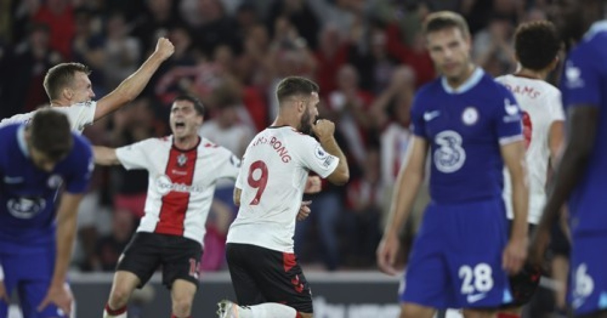 '스털링 선제골에도' 첼시, 소튼에 1-2 역전패 [PL 5R 리뷰]