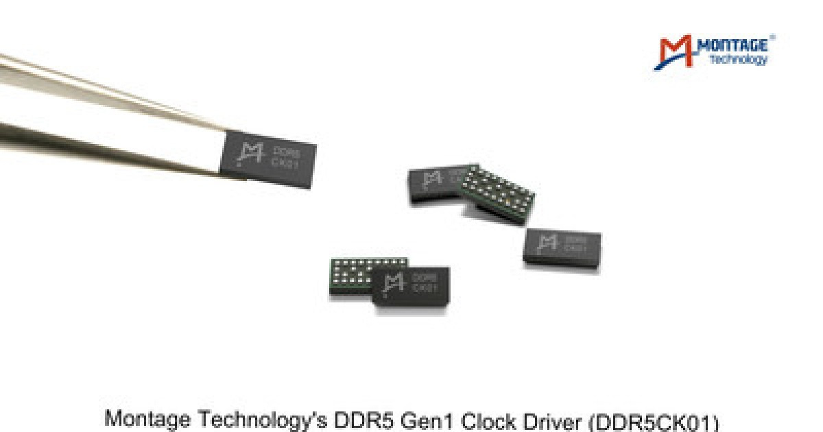[PRNewswire] Montage Technology Delivers World's First Gen1 DDR5 Clock ...