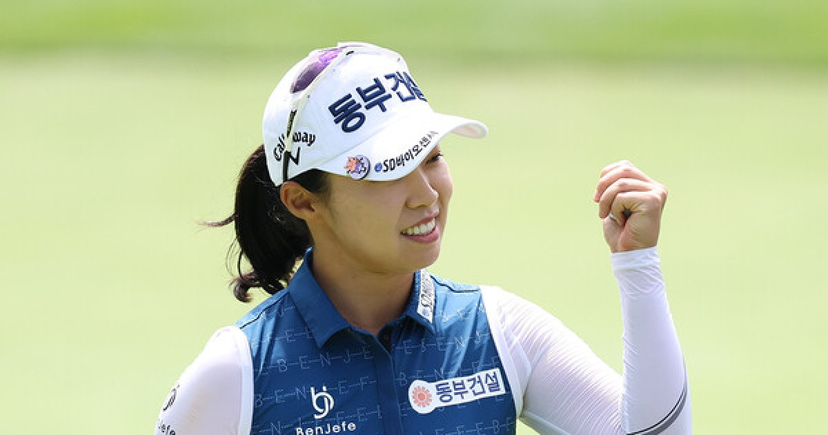 써닝포인트에서 강한 김수지 "제 구질과 코스가 잘 맞아요" [KLPGA KG·이데일리 오픈]