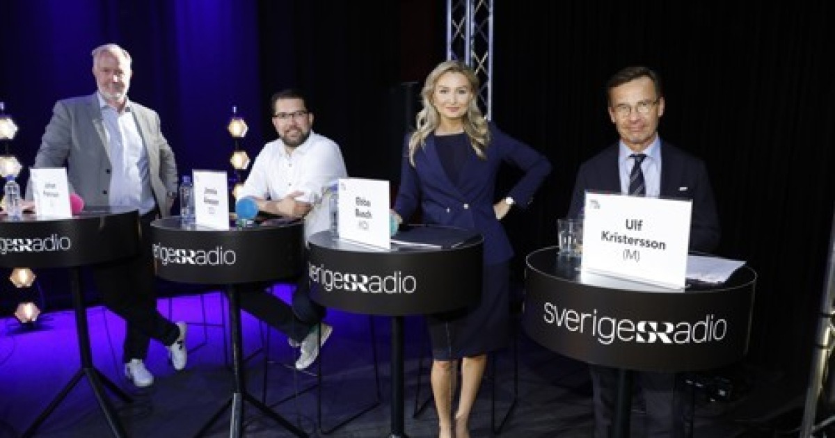 SWEDEN PARTIES ELECTION DEBATE