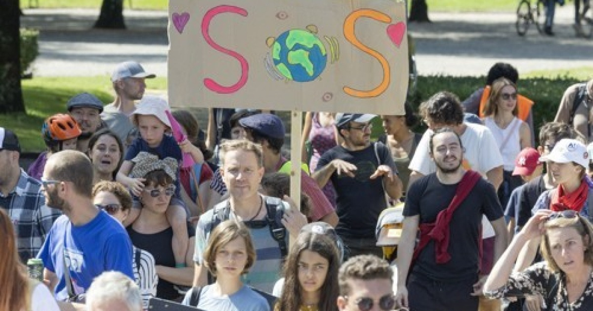 SWITZERLAND PROTEST CLIMATE MARCH