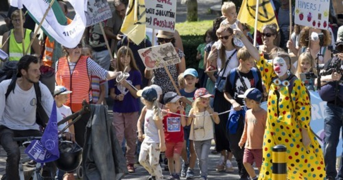 SWITZERLAND PROTEST CLIMATE MARCH