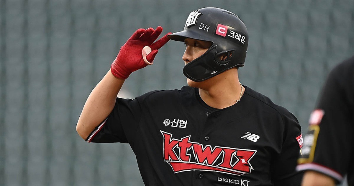 벤자민 퇴장 극복한 KT, KIA 2연전 싹쓸이..3위 키움과 1.5G차