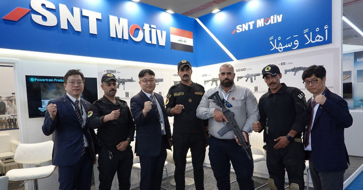 SNT모티브, 이라크 방산전시회 'ATSO 2022' 참가