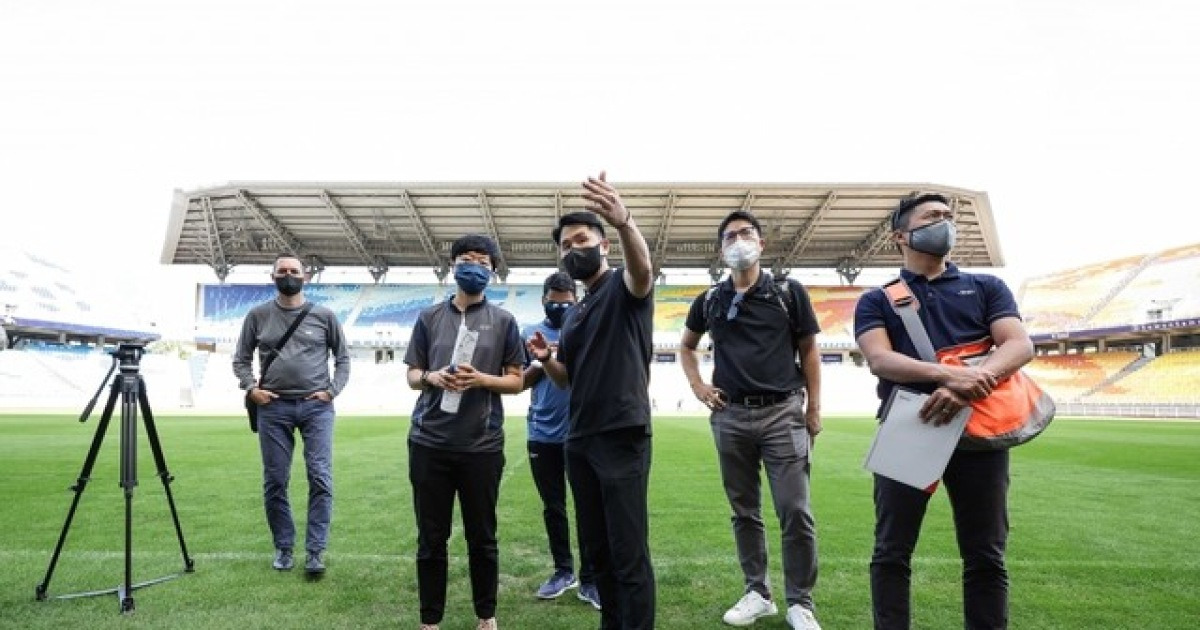 [b11 현장] AFC 아시안컵 실사단, 인천·화성·수원 인프라 실사 진행