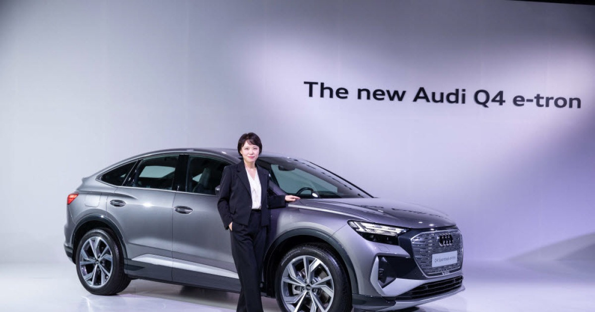 아우디코리아 "Q4 e-트론 7000대 계약..전기차 전환 가속"