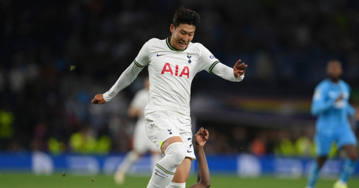 '그리웠다 UCL' SON, 퇴장 유도로 승리 견인..토트넘, 마르세유전 2-0 승리