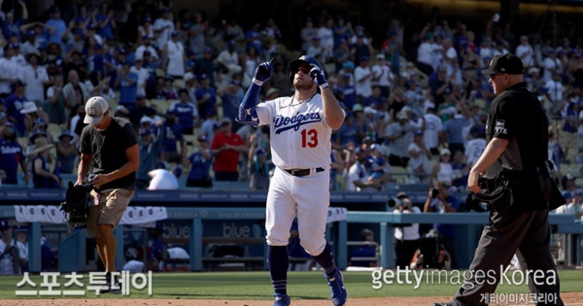 '먼시·J 터너 6타점 합작' LAD, SF 꺾고 2연승 질주