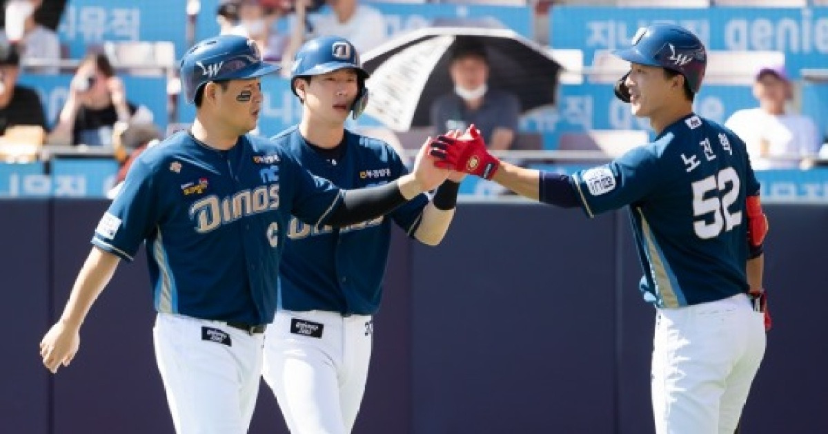 4홈런 포함 21안타 봇물 터진 NC, 타선 무기력증 빠진 kt에 연승으로 6위로 한계단 올라서[NC-kt 수원경기]