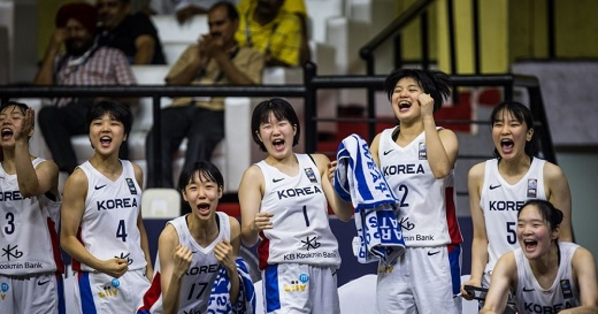한국 U18 女농구 불운, 6강서 중국을 만나다니, 亞챔피언십 4강행 실패, 내년 U19월드컵 티켓 획득 실패