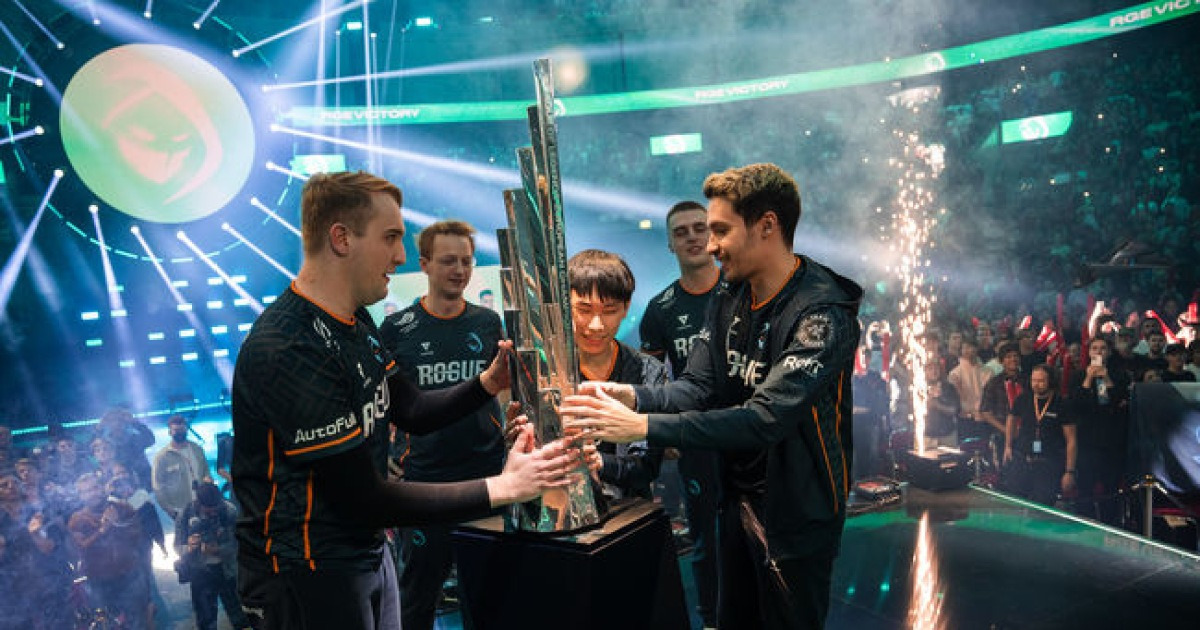 'PO 6전 7기' 로그, G2 꺾고 서머 우승.. 창단 후 첫 트로피 [LEC]