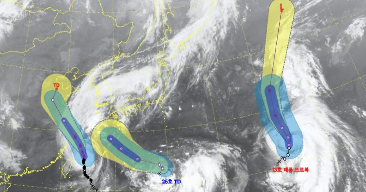 S. Korea dodges two typhoons, but a third could hit