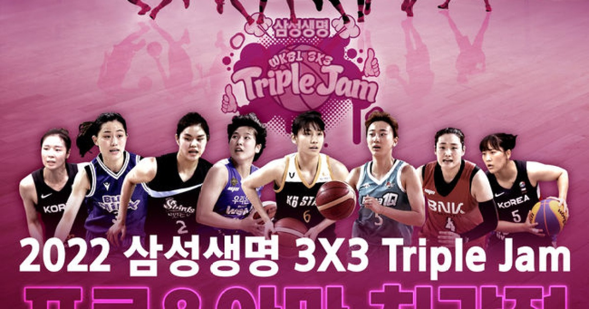 WKBL, 3x3 트리플잼 프로&아마 최강전, 출전 선수 명단 확정