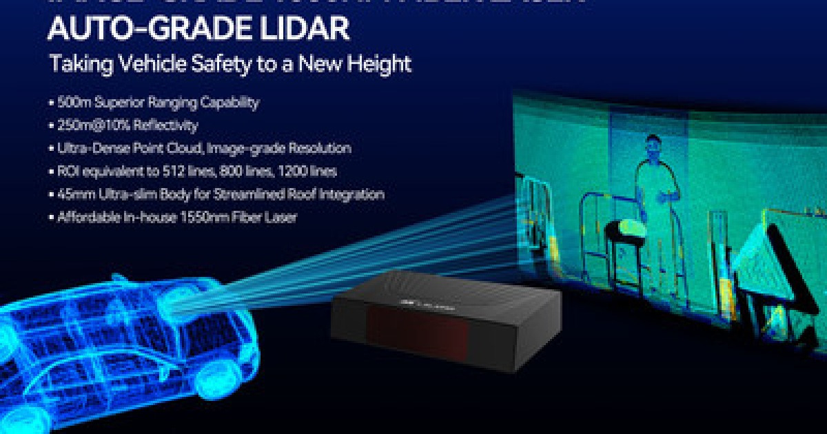 [PRNewswire] LSLiDAR, 이미지 등급 1550nm LiDAR 'LS 시리즈' 출시