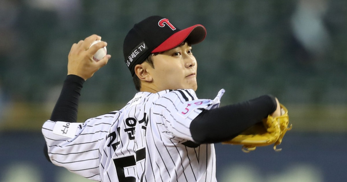 '김윤식 6이닝 무실점+박해민 2타점' LG, KT 제압..SSG와 3G 차