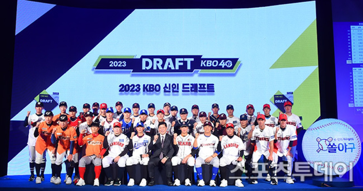 2023년 '루키' 110명 KBO 무대 입성..김서현 전체 1순위·김유성 두산行 (종합)