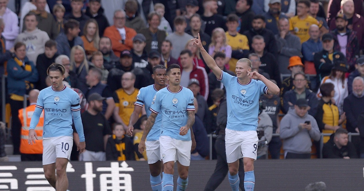 [EPL 8R] '그릴리시-홀란 골' 맨시티, 울버햄튼에 3-0 완승..황희찬 23분