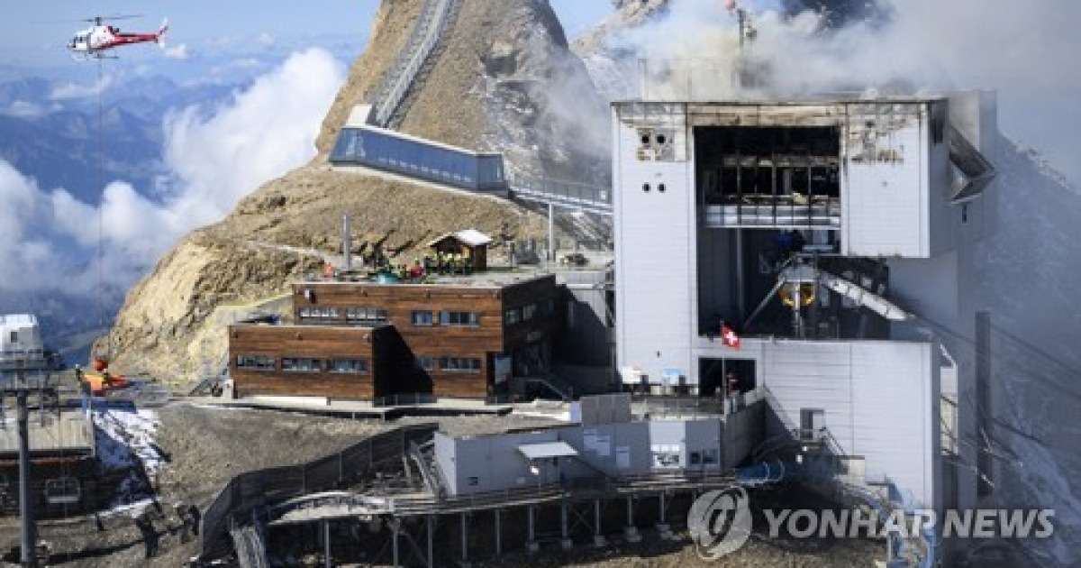 SWITZERLAND GLACIER 3000 FIRE