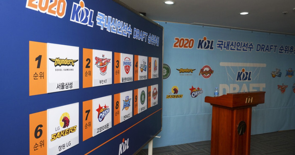 KBL, 21일 2022 신인 드래프트 순위 추첨 행사 실시