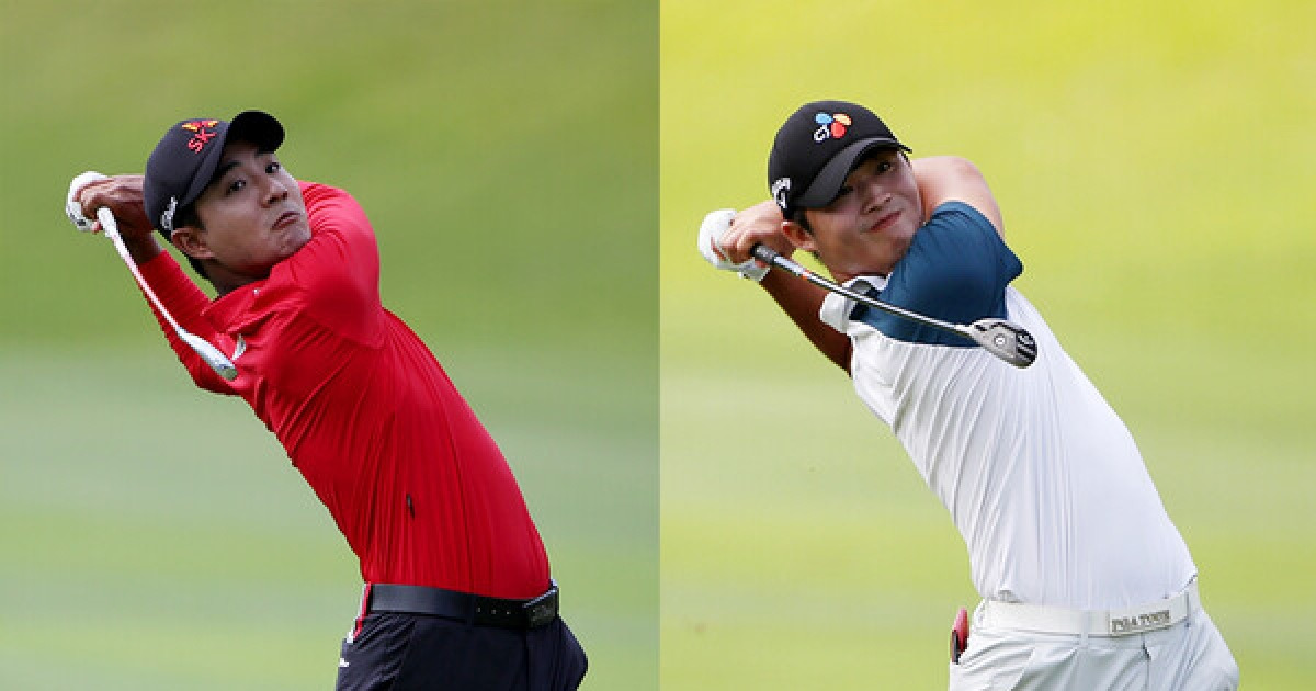 '코스레코드' 김한별, DGB금융그룹오픈 1R 선두..배용준 1타차 [KPGA]