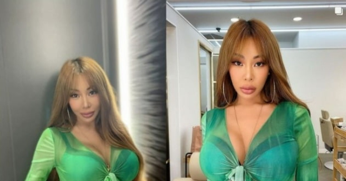 제시 눈 둘 곳 없는 파격 노출 끈 풀리면 어떡하려고 [ten★]