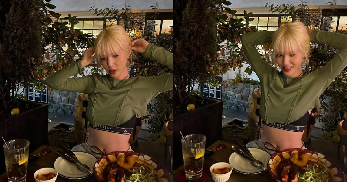 'AOA 출신' 지민, 저렇게 먹고도 41kg? 개미허리 놀랍네 [스타IN★]