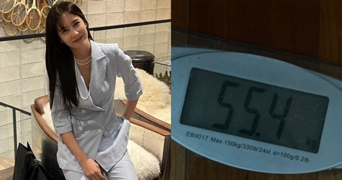 '173cm' 장가현, 55kg 몸무게 인증 "목표 체중 1kg 남아" [N샷]